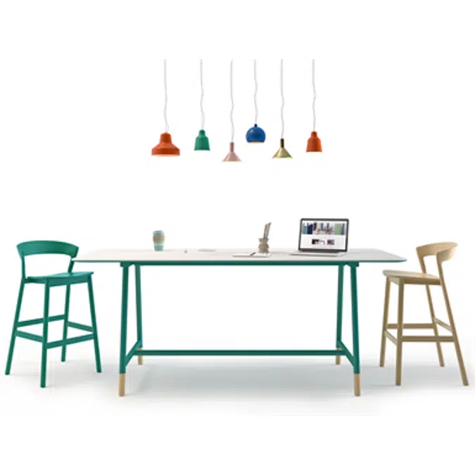 BIM objects - Free download! Monceau - High table | BIMobject