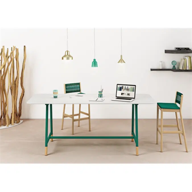 BIM objects - Free download! Monceau - High table | BIMobject