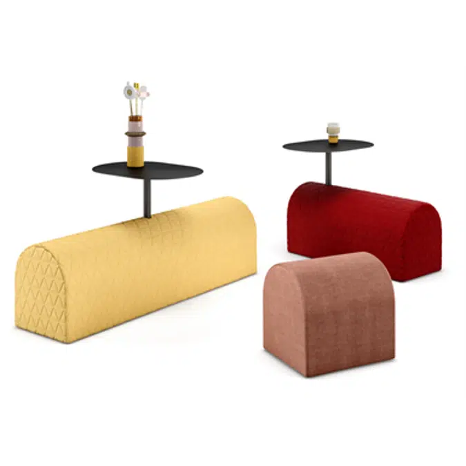 BIM objects - Free download! A Dada – Modular seated system | BIMobject