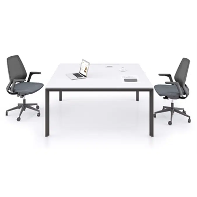 BIM objects - Free download! Delta Slim – Meeting table | BIMobject