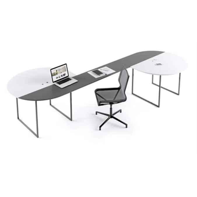 BIM objects - Free download! Joint Venture – Modular desk | BIMobject