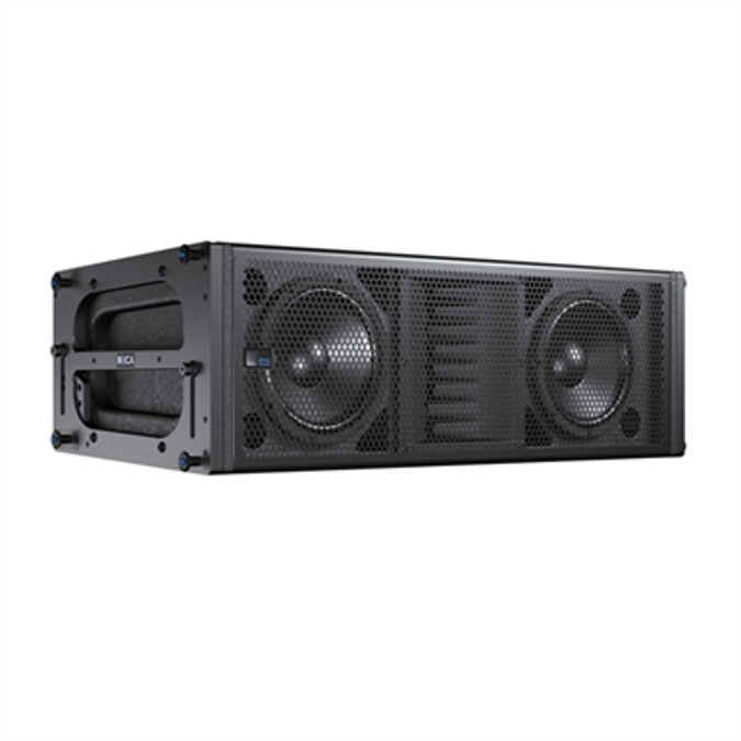 BIM objects - Free download! MICA Compact High-Power Curvilinear Array ...