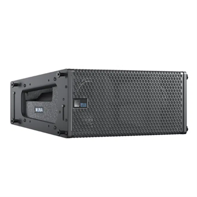 BIM objects - Free download! MINA Compact Curvilinear Array Loudspeaker ...