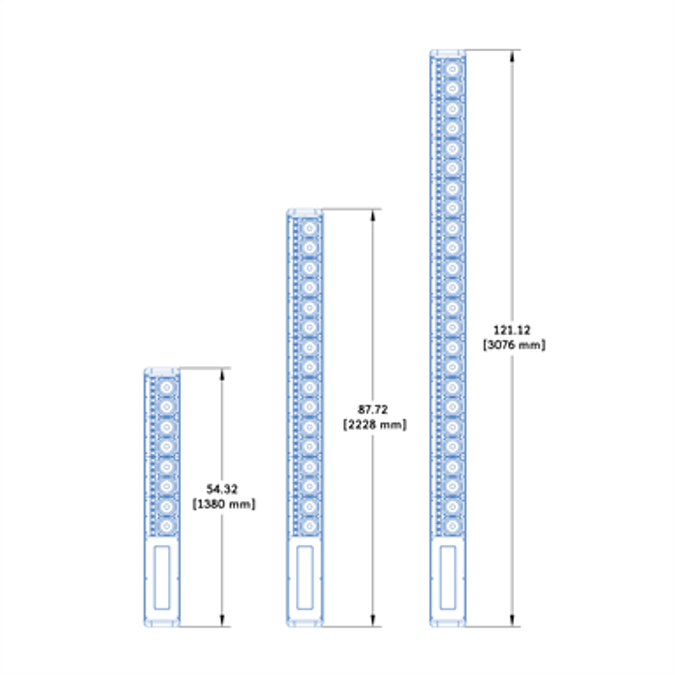 BIM objects - Free download! CAL Column Array Loudspeakers | BIMobject
