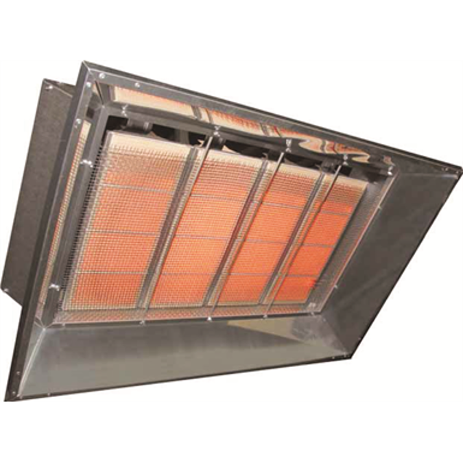 BIM objects - Free download! High Intensity Infrared Heater, Model S ...