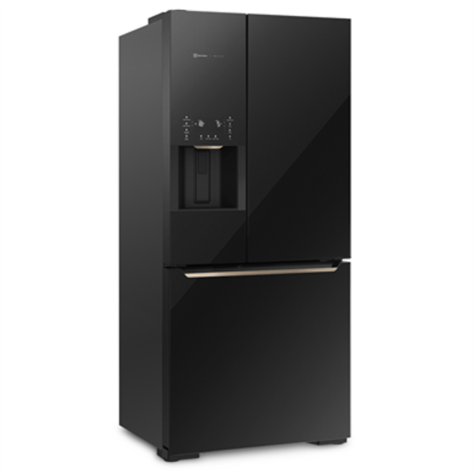 BIM objects - Free download! Pro series frost free multidoor fridge ...