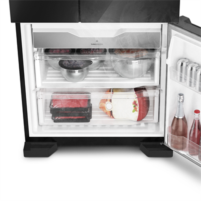 BIM objects - Free download! Pro series frost free multidoor fridge ...