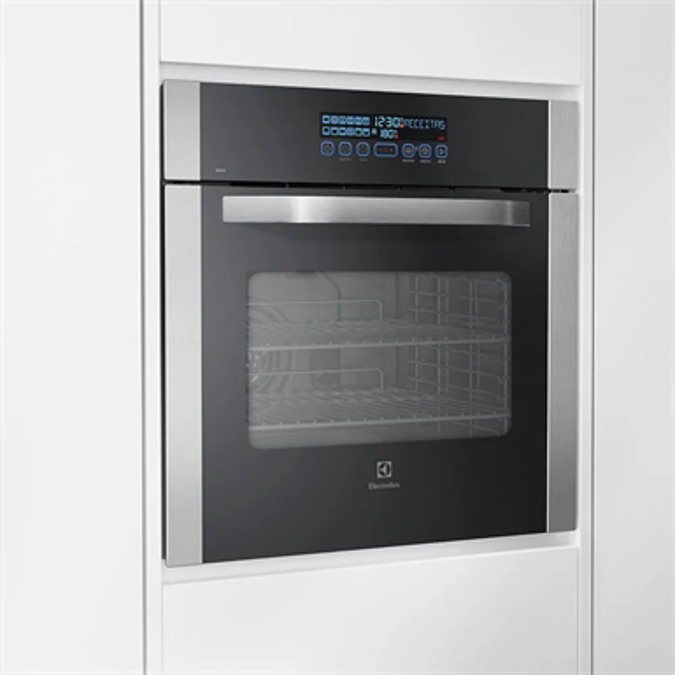 BIM objects - Free download! Built-in electric oven 80L Stainless Steel ...