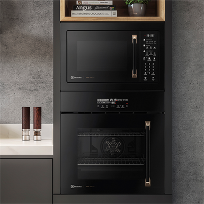 BIM objects - Free download! Pro series built-in 34l black microwave ...