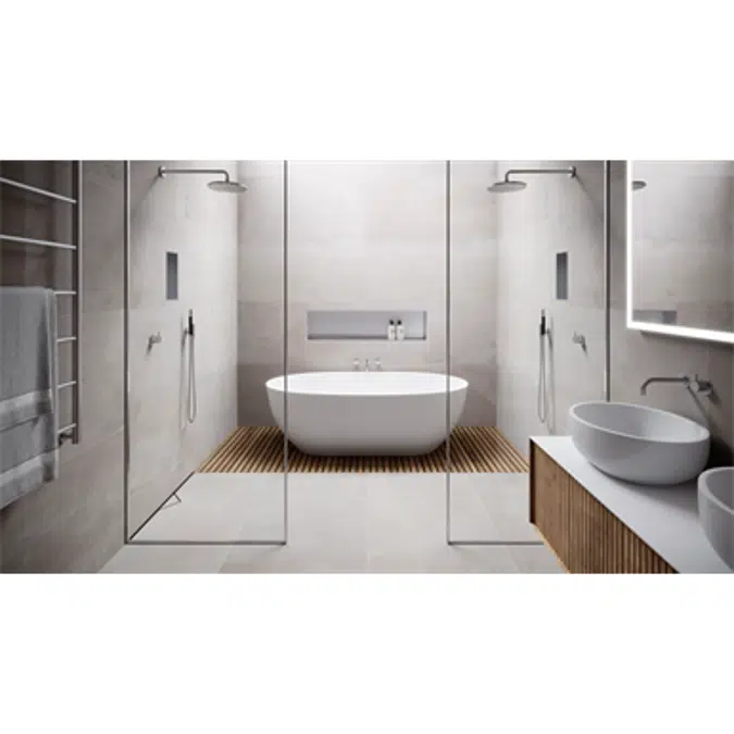 BIM objects - Free download! Wall niche BOX stainless steel (10 cm ...