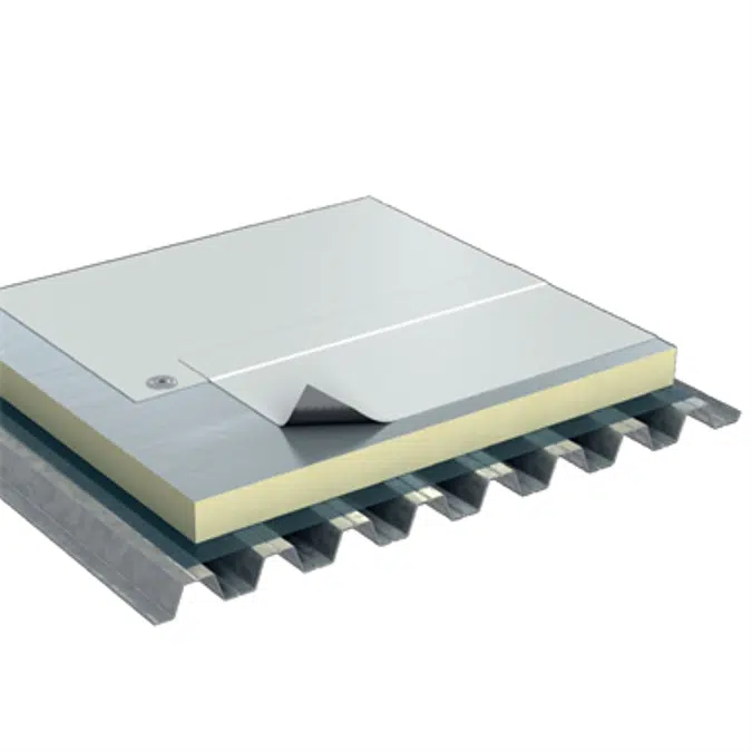 BIM objects - Free download! Deck Roofing System EVERGUARD TPO 1,5 PIR ...