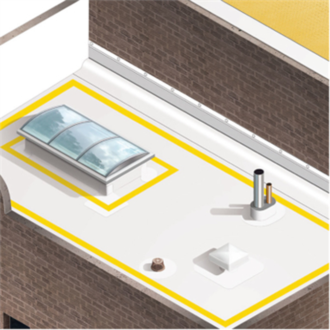 BIM objects - Free download! TPO Membrane Everguard TPO Walkway ...