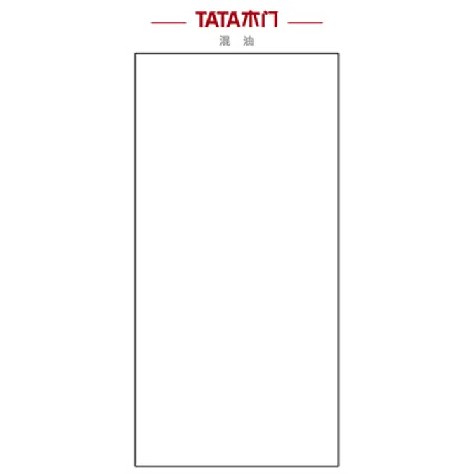 Objetos BIM - ¡Descarga gratis! TATA Wooden Door T001B | BIMobject