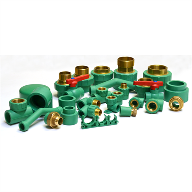 BIM objects - Free download! RandomKIT - PP-R pipe and fittings ...