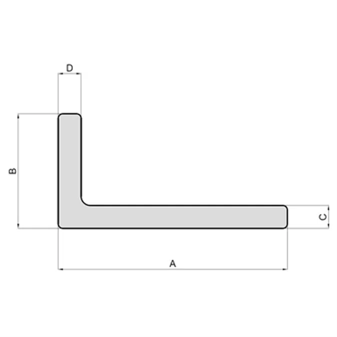 BIM objects - Free download! L Profile | Special Hot Extruded Steel and ...
