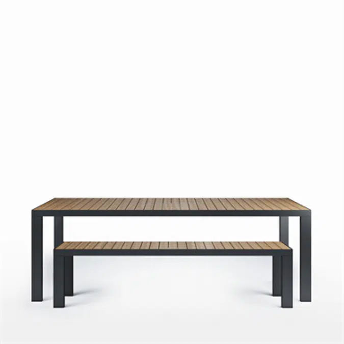 BIM objects - Free download! Garden Dinner Table 160 | BIMobject