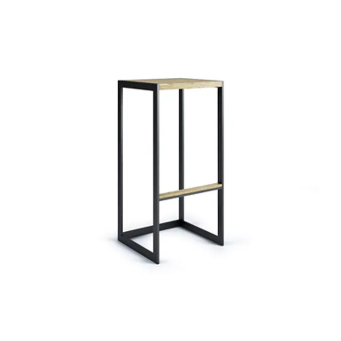 BIM objects - Free download! Garden Bar Chair | BIMobject