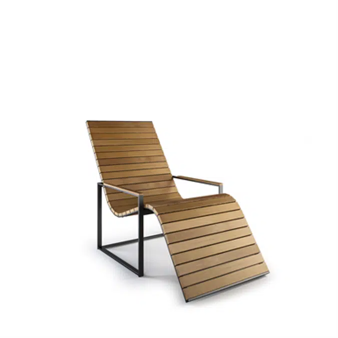 BIM objects - Free download! Garden Sun Chair | BIMobject