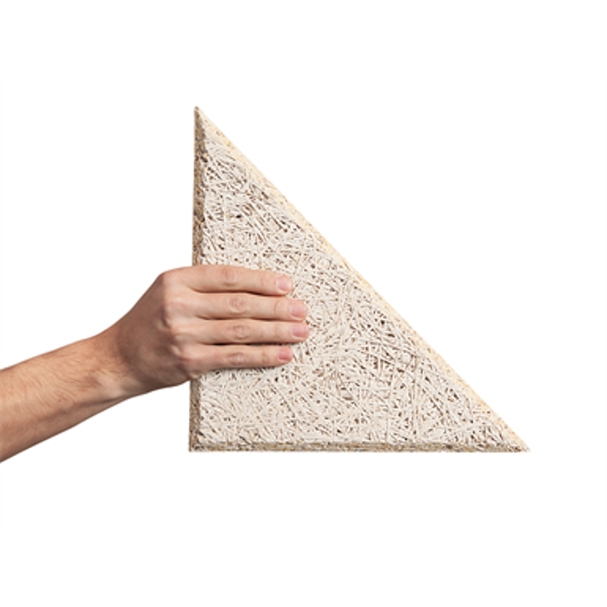 BIM objects - Free download! BAUX Acoustic Wood Wool Triangle | BIMobject
