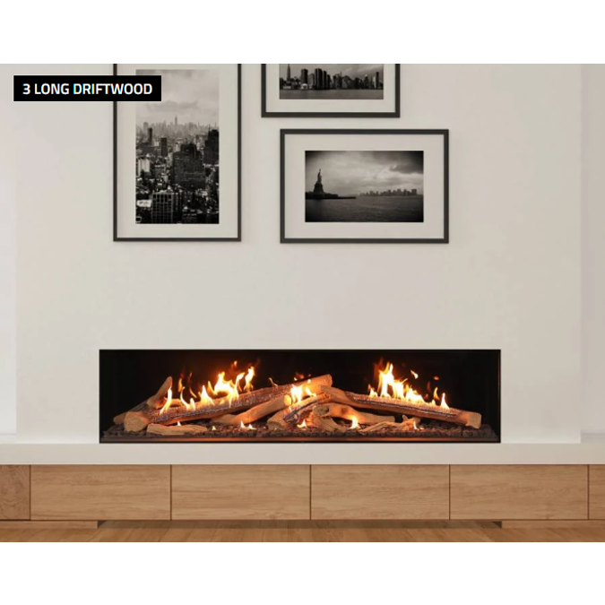 BIM objects - Free download! Wilderness Front Facing Fireplace 68 ...