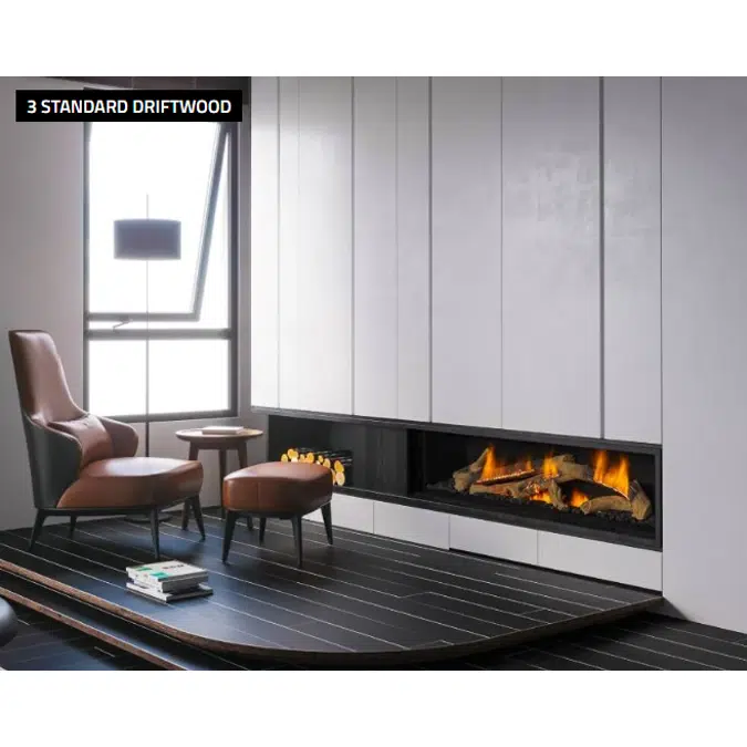 BIM objects - Free download! Wilderness Front Facing Fireplace 60 ...