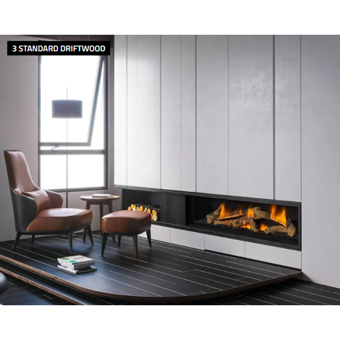 BIM objects - Free download! Wilderness Front Facing Fireplace 60 ...