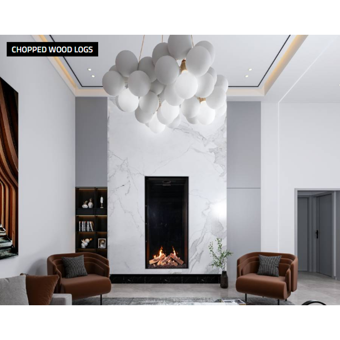 BIM objects - Free download! Wilderness Front Facing Fireplace 31H ...
