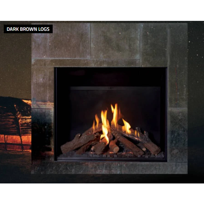 BIM objects - Free download! Wilderness Front Facing Fireplace 31 ...