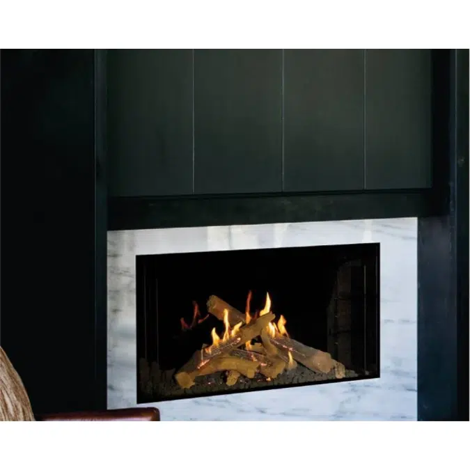 BIM objects - Free download! Wilderness Front Facing Fireplace 44H ...