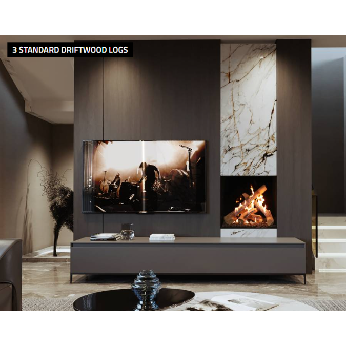 BIM objects - Free download! Wilderness Front Facing Fireplace 25H ...