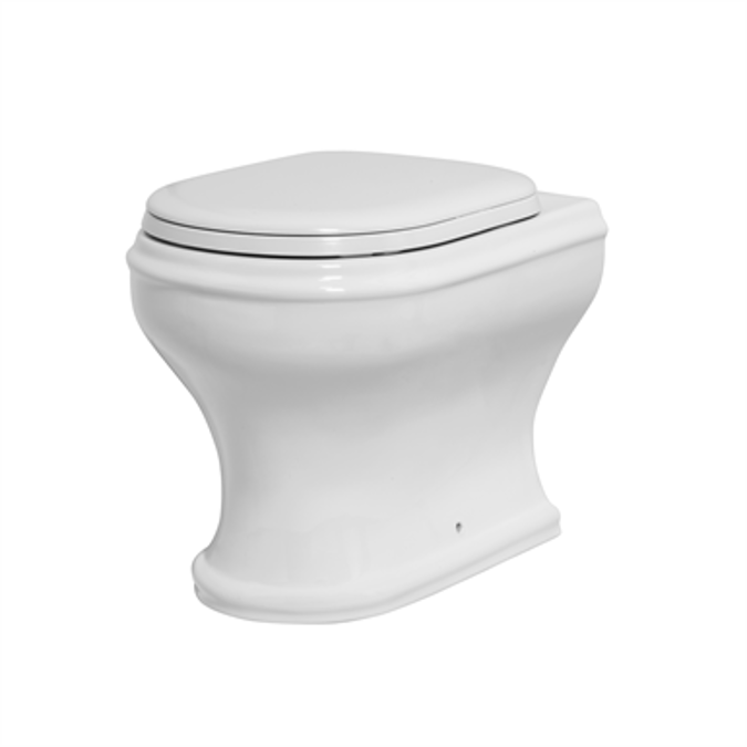 BIM objects - Free download! Charme floor trap wc with adjustable flush ...