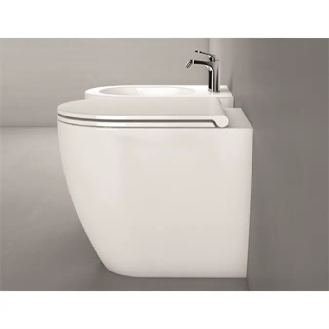 BIM objects - Free download! Comoda Wc floor standing. | BIMobject