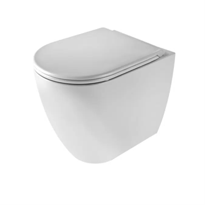 BIM objects - Free download! Comoda Wc floor standing Easy Clean ...