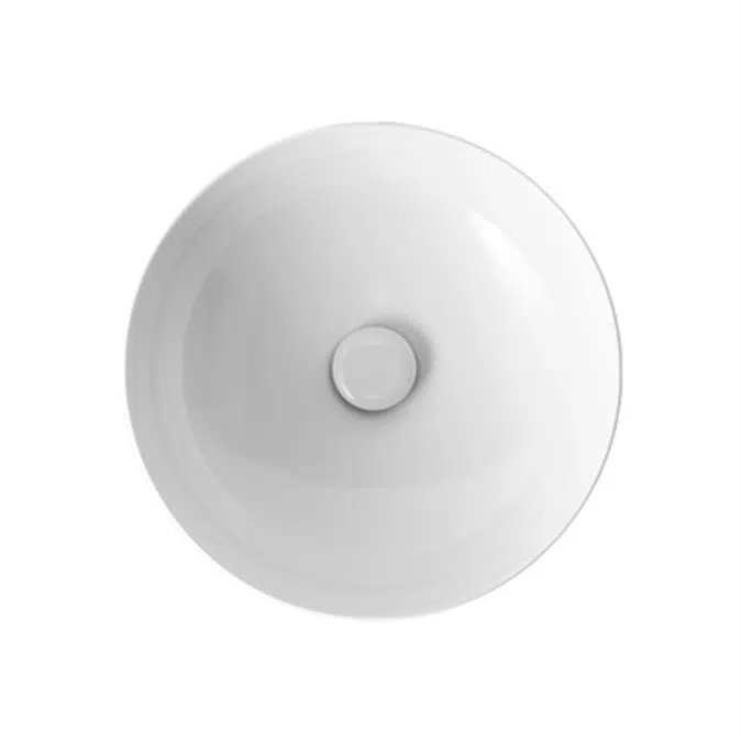 BIM objects - Free download! Circle 40 H20 over counter washbasin ...