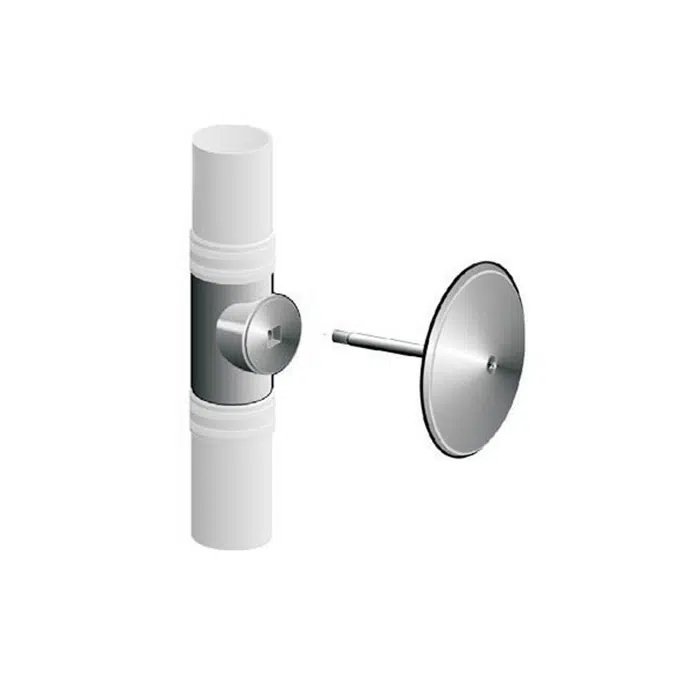 BIM objects - Free download! C1460-RD Cast Iron Stack Cleanout with ...