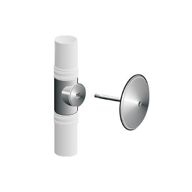 BIM objects - Free download! C1460-RD Cast Iron Stack Cleanout with ...