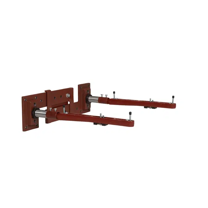BIM objects - Free download! MC-51 Single Carrier Wall Mounted Lavatory ...