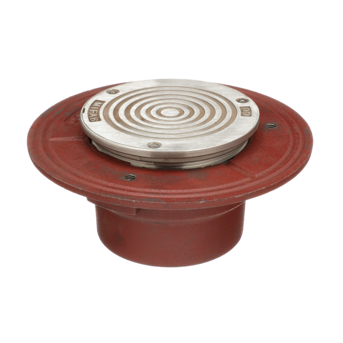 BIM objects - Free download! C1000-R Stainless Steel Floor Cleanout ...