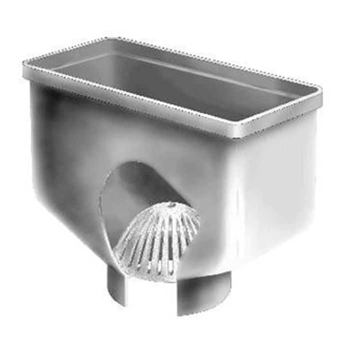 BIM objects - Free download! F1890 Open Sight Drip Drain | BIMobject