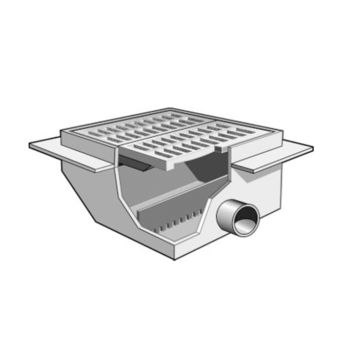 MetaData.Title F1590-90 Heavy Duty Parking Drain with Side Outlet ...