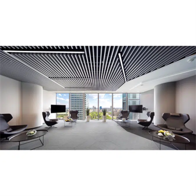 BIM objects - Free download! Metal Baffle | BIMobject