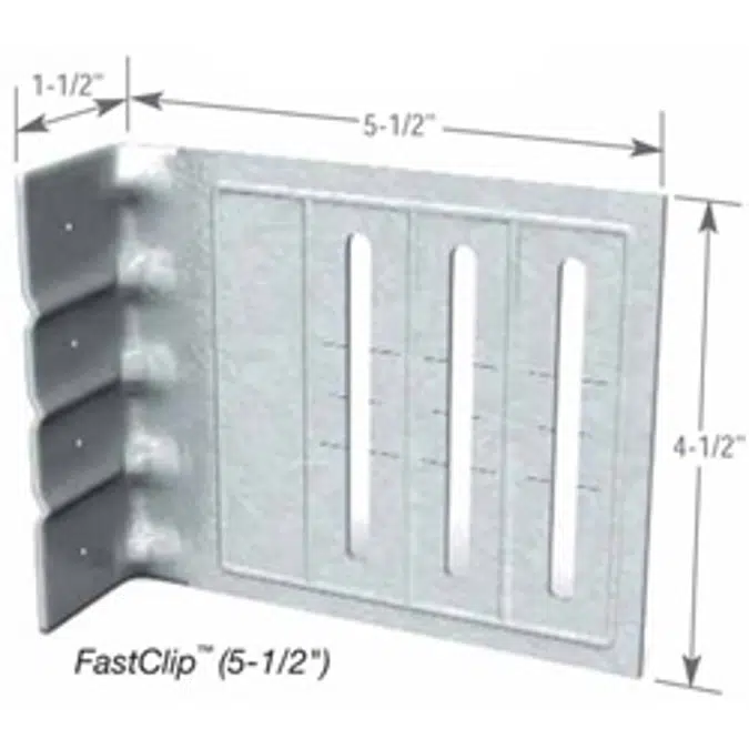 BIM objects - Free download! FASTCLIP™ SLIDE CLIPS (FCSC) 14GA | BIMobject