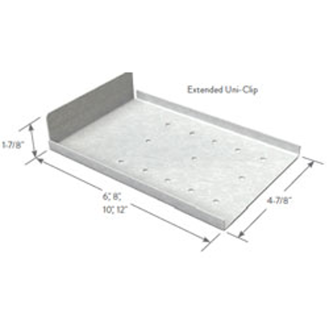 BIM objects - Free download! EXTENDED UNI-CLIP™ (UXRC) | BIMobject