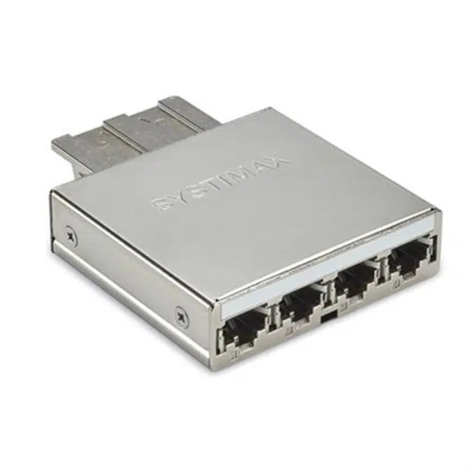 BIM objects - Free download! InstaPATCH® QUATTRO 4-Port Module - Part ...