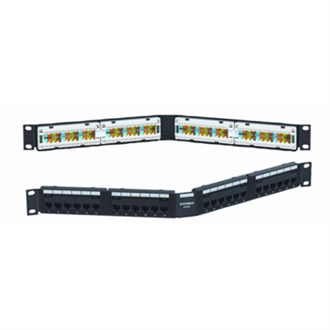 BIM objects - Free download! PowerSUM 1100 Category 5E U/UTP Modular ...