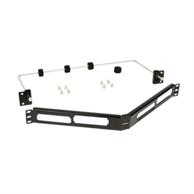 BIM objects - Free download! SYSTIMAX 360™ MP-1U Panel, Angled, Accepts ...