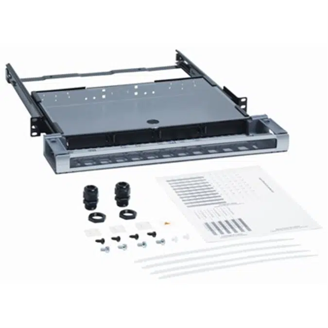 BIM objects - Free download! SYSTIMAX 360G2 1U Sliding Modular Cassette ...