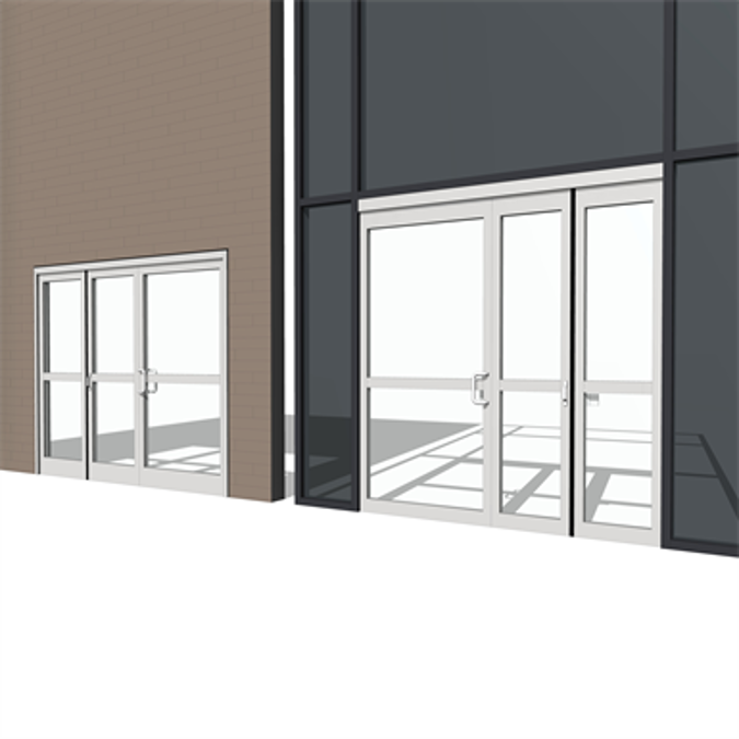 BIM objects - Free download! Manual Swing Door, Bi-directional, Bi-fold ...