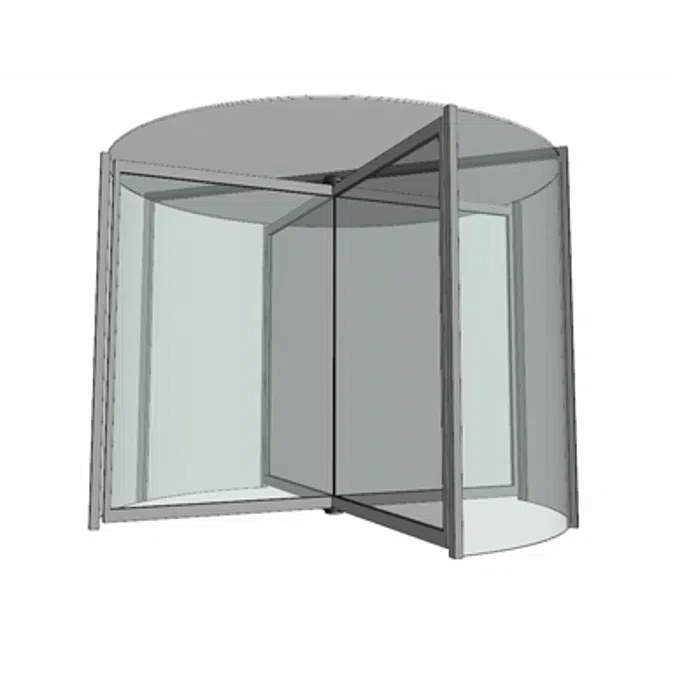 BIM objects - Free download! Revolving Door, Atrium Plus | BIMobject