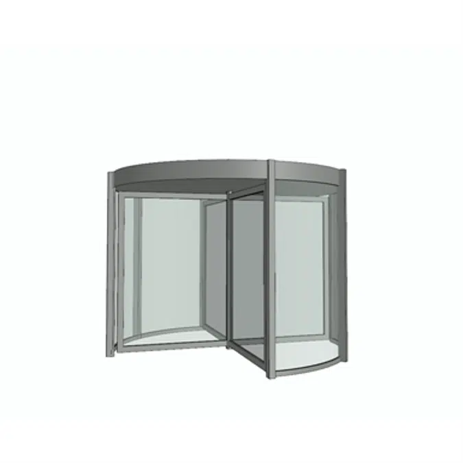 BIM objects - Free download! Revolving Door, KTV III | BIMobject
